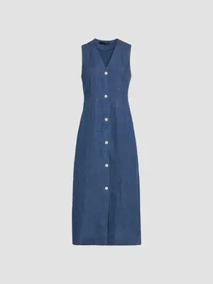 Jenni Kayne Callan Linen Midi-dress