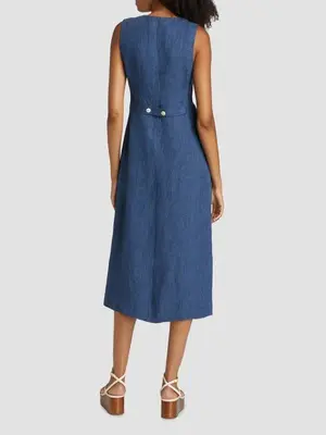 Jenni Kayne Callan Linen Midi-dress