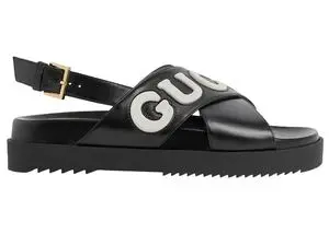 Gucci Crossover Sandal - Black