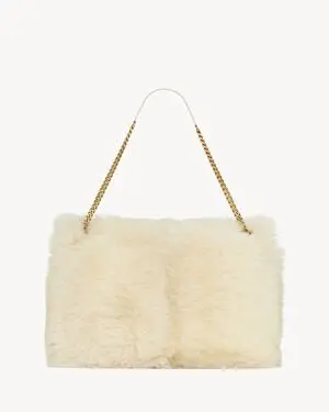 Saint Laurent Niki Oversized Fur Bag