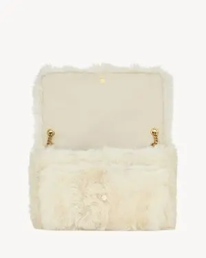 Saint Laurent Niki Oversized Fur Bag