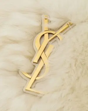Saint Laurent Niki Oversized Fur Bag