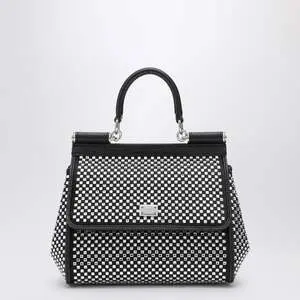 Dolce & Gabbana Sicily Medium Handbag With Crystals
