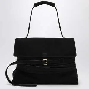Moschino Small Suede Shoulder Bag
