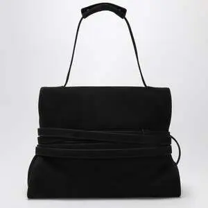 Moschino Small Suede Shoulder Bag