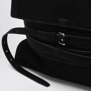 Moschino Small Suede Shoulder Bag