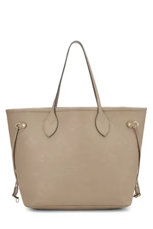 LOUIS VUITTON Giant Monogram Empreinte Neverfull - Grey
