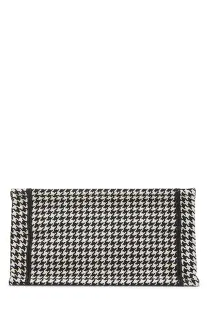 Dior Houndstooth Book Tote - Black
