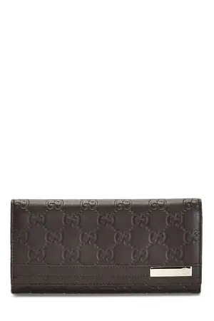Gucci Ssima Continental Wallet - Brown