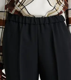 Dries Van Noten Pleated Slim Pants - Black