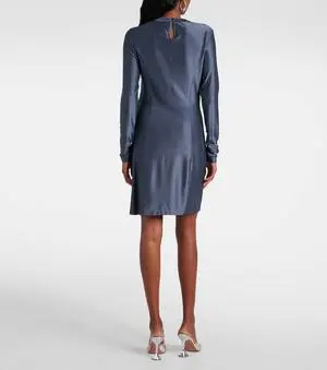 Rabanne Gathered Jersey Minidress