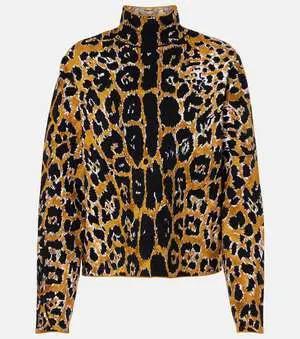 Alaïa Leopard Jacquard Sweater