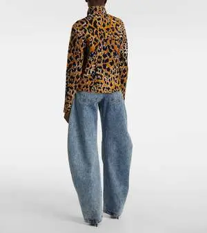 Alaïa Leopard Jacquard Sweater