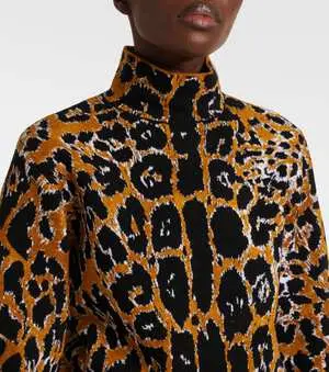Alaïa Leopard Jacquard Sweater