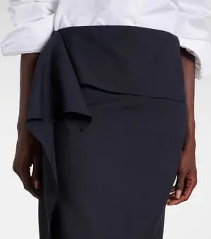 Plan C Wool Wrap Skirt