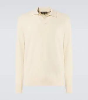 Loro Piana Wool Polo Sweater - Beige
