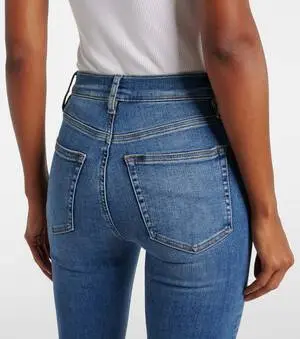 FRAME Le High Straight Slim Jeans
