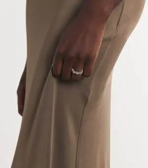 SUZANNE KALAN Gold And Diamond Shimmer Eternity Ring