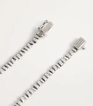 SUZANNE KALAN Gold And Diamond Mini Classic Tennis Necklace