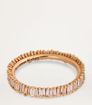 SUZANNE KALAN 18k Diamond Eternity Ring - Rose Gold