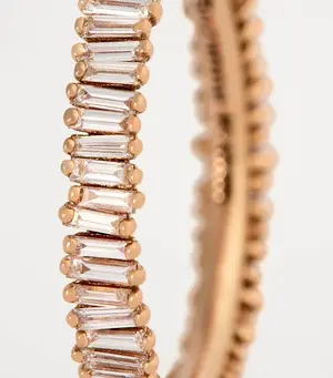 SUZANNE KALAN 18k Diamond Eternity Ring - Rose Gold