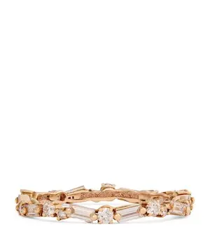 SUZANNE KALAN Diamond Eternity Ring - Rose Gold