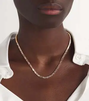 SUZANNE KALAN Diamond Mini Classic Tennis Necklace