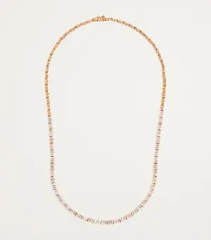 SUZANNE KALAN Diamond Mini Classic Tennis Necklace