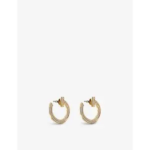 Tiffany & Co. T1 Diamond Hoop Earrings - 18ct Gold