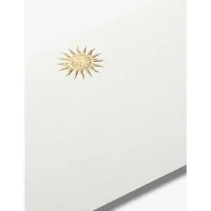 Smythson Sun-motif Correspondence Cards Box Of Ten