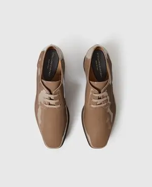 Stella McCartney Limited Edition Elyse Monochrome Platforms - Caffe Latte
