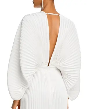 L'IDEE Versailles Pleated Gown - Ivory