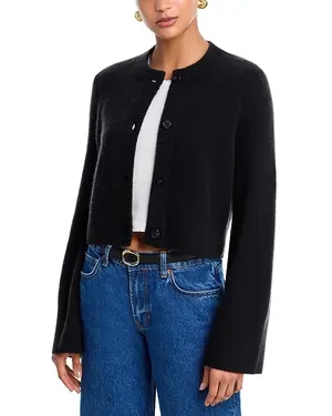 Women's 100% Cashmere Cropped Cardigans
