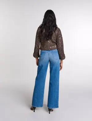 Maje Sequin Cardigan