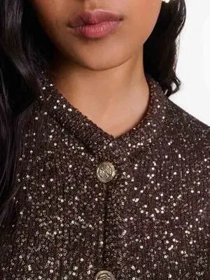 Maje Sequin Cardigan
