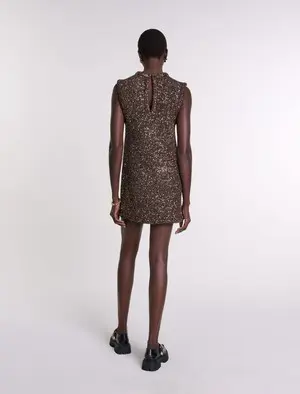 Maje Short Sequin Dress