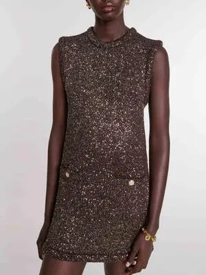 Maje Short Sequin Dress