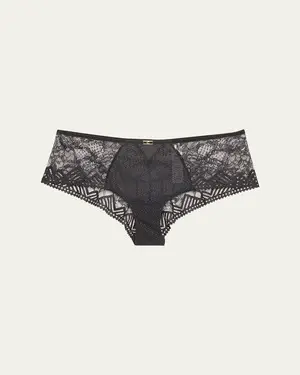 Chantelle Low-rise Lace Hipster Briefs Black