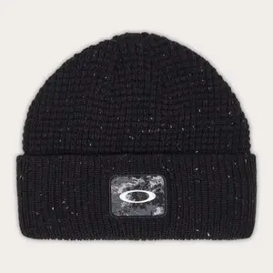 Oakley Ellipse Patch Waffle Beanie - Black
