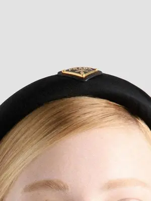 Prada Re-nylon Headband - Black