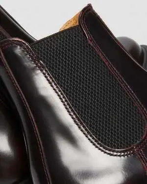 Dr. Martens Flora Arcadia Chelsea Boots - Red | Editorialist