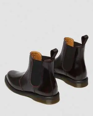 Dr. Martens Flora Arcadia Chelsea Boots - Red