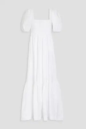 White Cotton Maxi Dresses