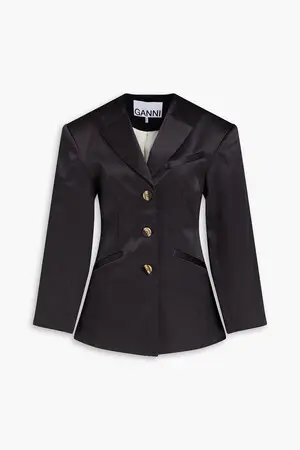 GANNI Satintwill Blazer