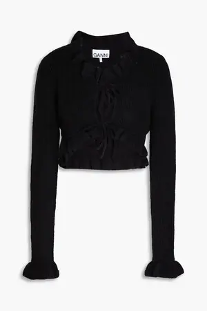 Ganni Ruffle Cardigans For Women