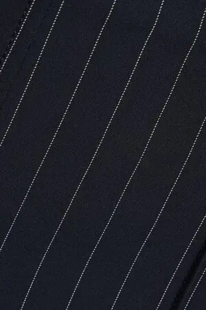 GANNI Pinstriped Twill Flared Pants
