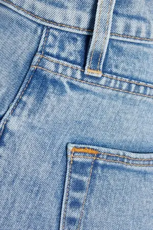 SLVRLAKE Grace Cropped Wide-leg Jeans - Light Denim