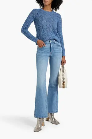SLVRLAKE Reese Mid-rise Flared Jeans