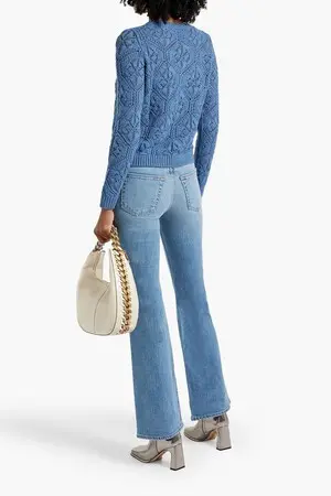 SLVRLAKE Reese Mid-rise Flared Jeans