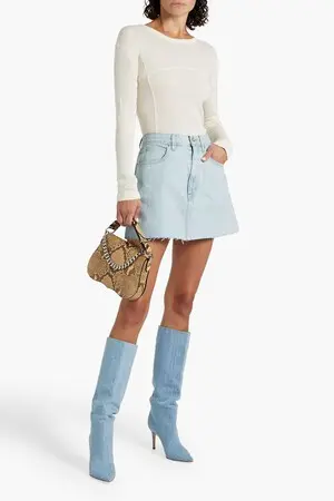 SLVRLAKE Flame Denim Mini Skirt